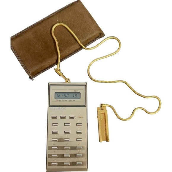 Accessories | Vintage Sharp Elsi Mate El861e Calculator Pendant Watch ...